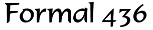 Formal 436: Download Free Font | MaisFontes