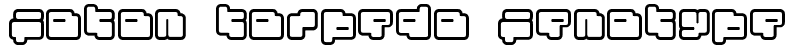 Foton torpedo Fenotype Font: Free Download | MaisFontes