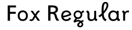 Fox Regular: Free Font Download | MaisFontes