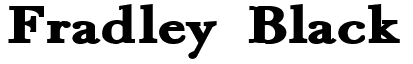 Fradley Black: Baixar Fonte Grátis | MaisFontes