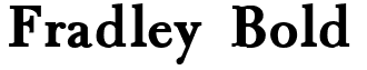 Fradley Bold Font: Free Download | MaisFontes