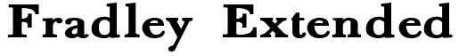 Fradley Extended: Baixar Fonte Grátis | MaisFontes