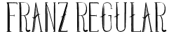 Franz Regular: Free Font Download | MaisFontes