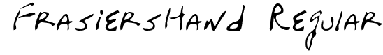 FrasiersHand Regular: Free Font Download | MaisFontes