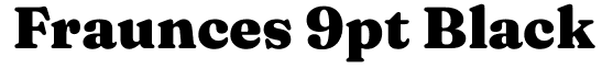 Fraunces 9pt Regular Font: Free Download | MaisFontes