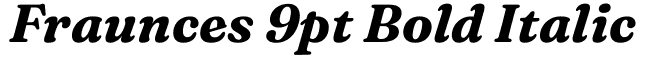 Fraunces 9pt Bold: Download Free Font | MaisFontes