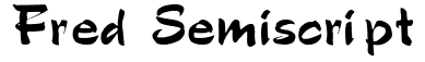 Fred Semiscript: Free Font Download | MaisFontes