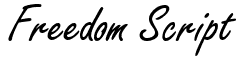 Freedom Script: Descargar Fuente Gratis | MaisFontes
