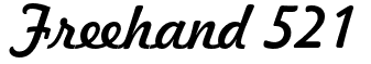 Freehand 521 font download | MaisFontes.com