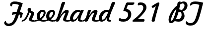 Freehand 521 BT: Free Font Download | MaisFontes