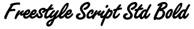 Freestyle Script Std Bold Font: Free Download | MaisFontes
