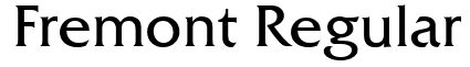 Fremont Regular Font: Free Download | MaisFontes