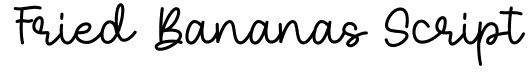 Fried Bananas Script: Free Font Download | MaisFontes