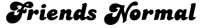 Завантажити шрифт Friends Normal | MaisFontes