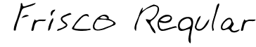 Frisco Regular Font: Free Download | MaisFontes