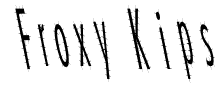 Froxy Kips Font: Free Download | MaisFontes
