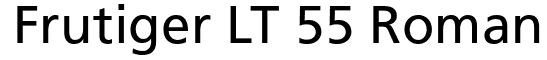 Frutiger LT 55 Roman: Free Font Download | MaisFontes