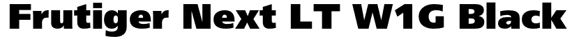 Frutiger Next LT W1G Font Family: Free Download | MaisFontes