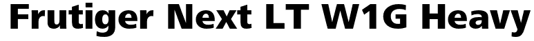 Frutiger Next LT W1G Font Family: Free Download | MaisFontes