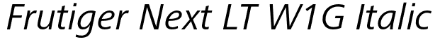 Frutiger Next LT W1G Font Family: Free Download | MaisFontes