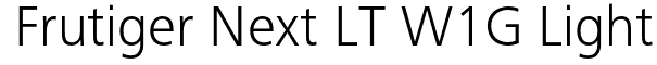 Frutiger Next LT W1G Font Family: Free Download | MaisFontes