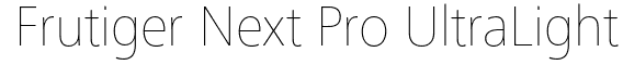 Frutiger Next Pro Font Family: Free Download | MaisFontes