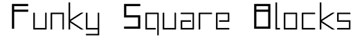 Funky Square Blocks: Baixar Fonte Grátis | MaisFontes