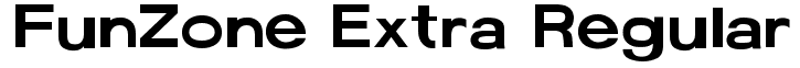 FunZone Extra Regular Font: Free Download | MaisFontes
