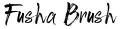 Fusha Brush: Baixar Fonte Grátis | MaisFontes