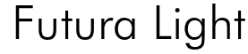 Futura Light Font: Free Download | MaisFontes