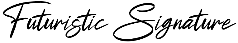 Futuristic Signature: Free Font Download | MaisFontes