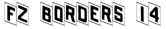 FZ BORDERS 14: Free Font Download | MaisFontes