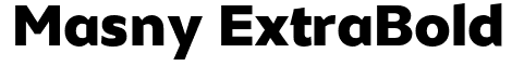 Masny ExtraBold Font: Free Download | MaisFontes