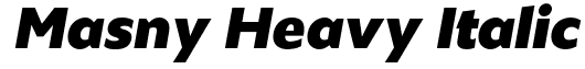 Masny Heavy Italic: Free Font Download | MaisFontes