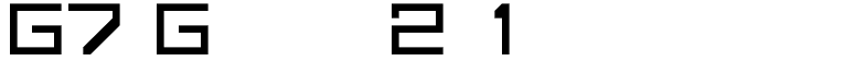 G7 Gradius2 1 byte: Baixar Fonte Grátis | MaisFontes