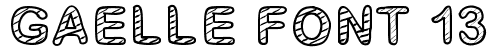 Gaelle Font 13: Free Font Download | MaisFontes