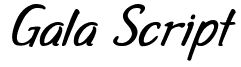 Gala Script Font: Free Download | MaisFontes