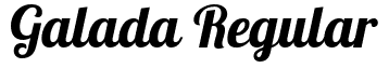 Galada Regular Font: Free Download | MaisFontes
