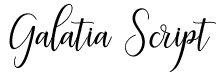 Galatia Script: Free Font Download | MaisFontes