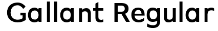 Gallant Regular: Free Font Download | MaisFontes