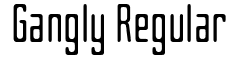 Gangly Regular: Free Font Download | MaisFontes