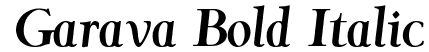 Garava Bold Italic: Free Font Download | MaisFontes