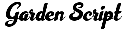 Garden Script: Free Font Download | MaisFontes