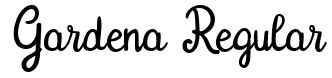 Gardena Regular Font: Free Download | MaisFontes