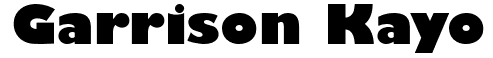 Garrison Kayo Font: Free Download | MaisFontes
