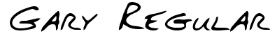 Gary Regular: Free Font Download | MaisFontes