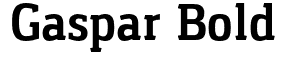 Gaspar Bold: Free Font Download | MaisFontes