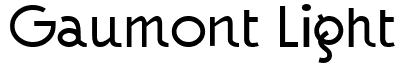 Gaumont Light Font: Free Download | MaisFontes