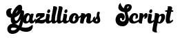 Gazillions Script: Free Font Download | MaisFontes