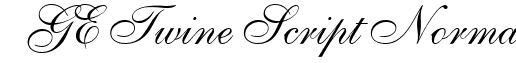 GE Twine Script Normal Font: Free Download | MaisFontes
